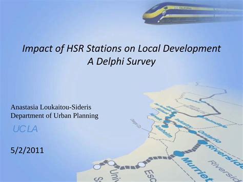 Pdf Impact Of Hsr Stations On Local Development A Delphi Survey