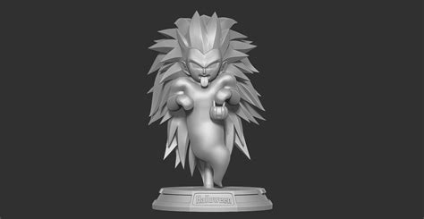 Gotenks Ghost Ssj3 With Halloween 3d Model 3d Printable Cgtrader