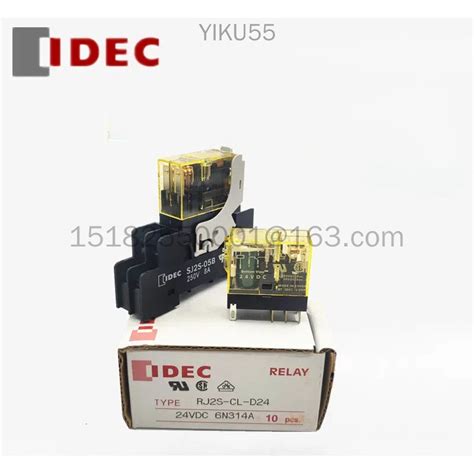 Idec Rj1s Rj2s Cl D24 A220 繼電器 8針薄型 Sj1 2s 05b 蝦皮購物
