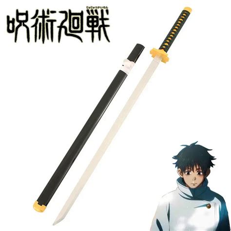 104cm Okkotsu Yuta Jujutsu Kaisen Weapon Samurai Sword Anime Peripheral