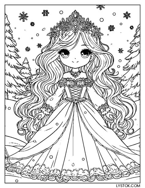 33 Безплатни за Печат Принцеса Картинки за Оцветяване за Възрастни и