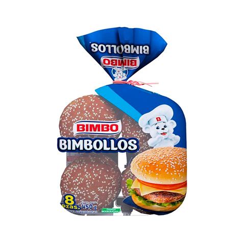 Pan Para Hamburguesas Bimbo Bimbollos 8 Piezas Soriana