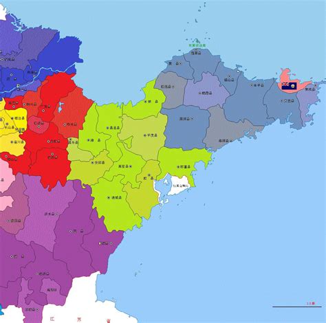 胶东半岛历史地图（八）：民国 知乎
