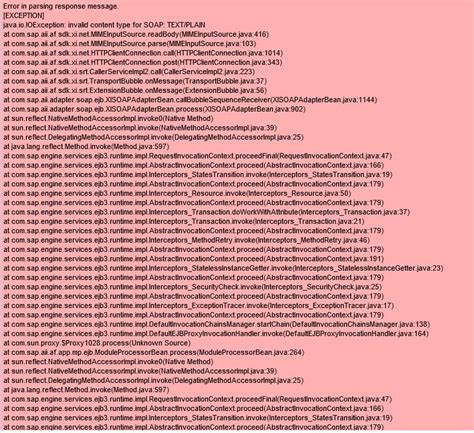 solved messagingexception ioexception invalid c sap community