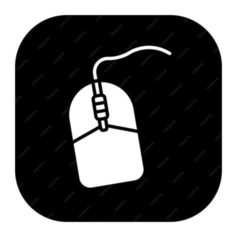 Premium Vector Computer Mouse Vector Illustration