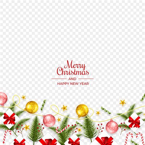 트리 분기 Tboxa Nd 램프 투명 Backgorund와 크리스마스 일러스트 인사말 테두리 디자인 초대장 크리스마스 장식 Png 일러스트 및 Psd 이미지 무료