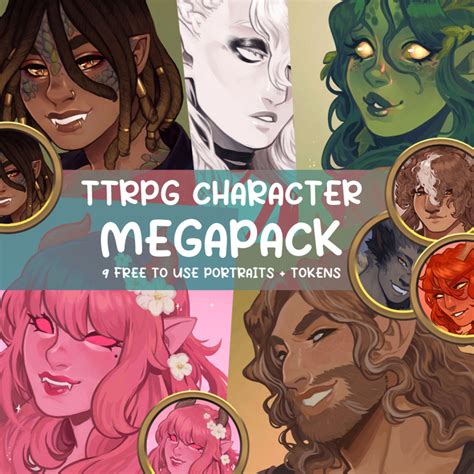 Old Ttrpg Character Megapack Baydewss Ko Fi Shop
