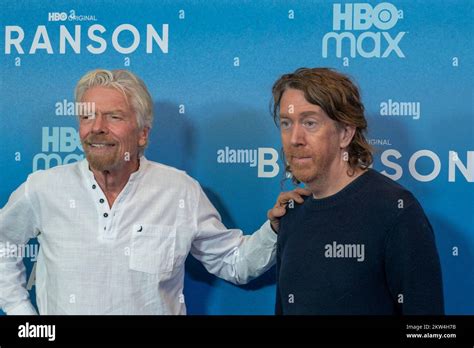 New York New York November 29 Sir Richard Branson And Chris Smith Attend Branson New York