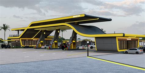 Modern Gas Station Design