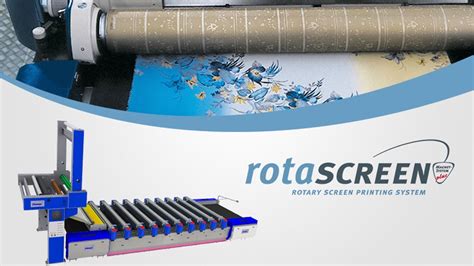 Rotary Screen Printing Machine Youtube