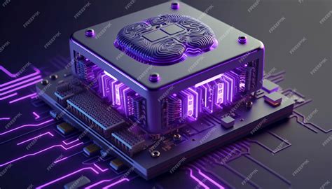 Premium Photo Artificial Intelligence Hardware Concept 3d Rendering