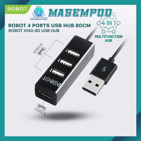 Jual ROBOT H140 80 4 Ports USB HUB 80cm Kebel Sambungan USB Ekstention USB Shopee Indonesia