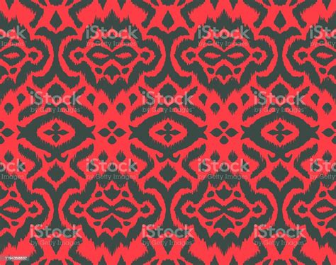 레이스 테두리 이캇 이킨 패턴 벡터 넥타이 는 줄무늬와 갈매기 프린트가 있는 시보리 프린트입니다 잉크 질감 일본어 배경입니다 에스닉 패브릭 보헤미안 패션 아프리카