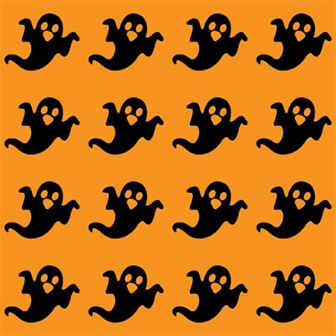Premium Vector Ghost Pattern