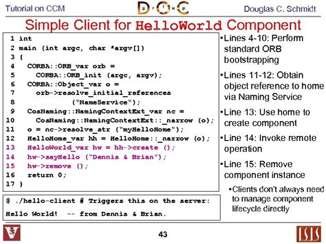 Tutorial On The Lightweight Corba Component Model Ccm