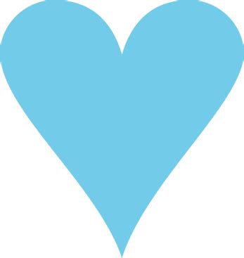 Blue Heart Divider Clip Art Blue Heart Divider Image