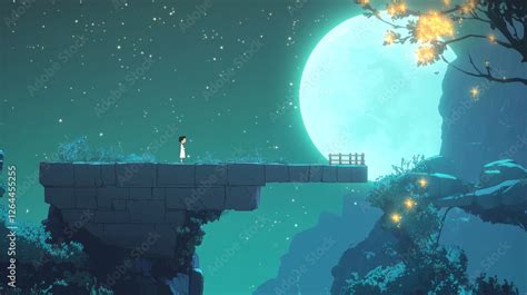 Space Game Level Map With Platforms Alien Landscape And Planets In Sky Vector Background For