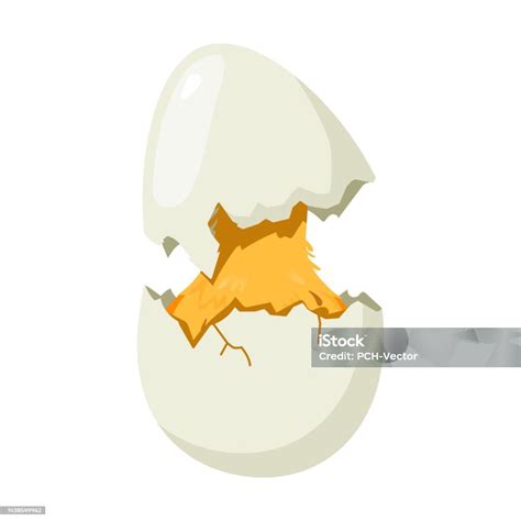 쉘 모자에 귀여운 병아리 부화 과정 계란 새에서 출생 단계의 벡터 그림입니다 흰색으로 분리된 만화 금이 간 계란 가금류에 대한 스톡 벡터 아트 및 기타 이미지 Istock