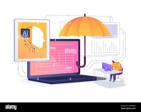 Ai Enhanced Actuarial Science Abstract Concept Vector Illustration Stock Vector Image And Art Alamy