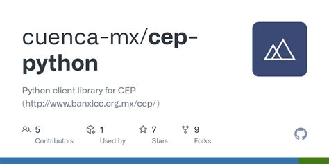 Github Cuenca Mxcep Python Python Client Library For Cep Mxcep
