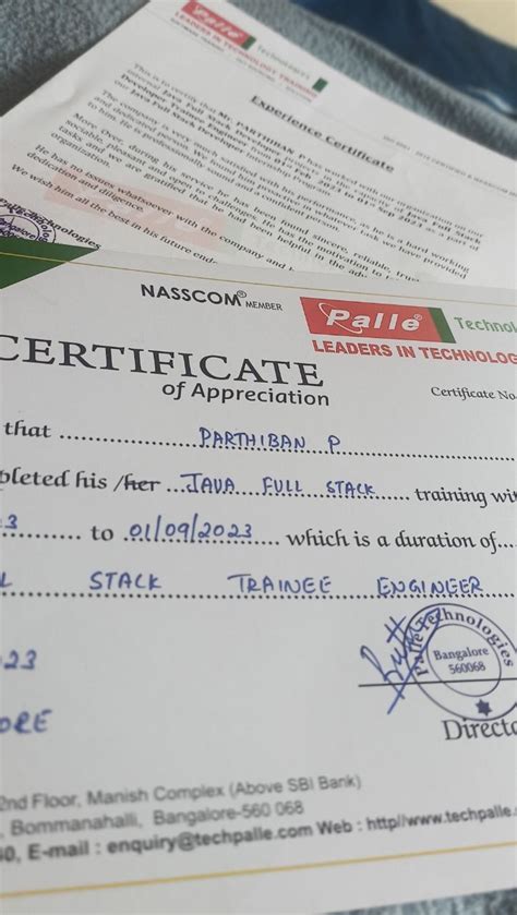 Parthiban Pandian On Linkedin Internshipcompletion Hiringdevelopers Nextchapter Hiring