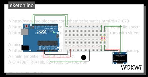 Spectrumanalyzer1024 Wokwi Esp32 Stm32 Arduino Simulator
