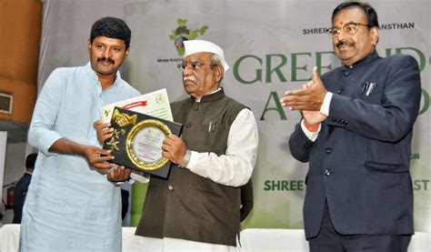 Former Brs Rajya Sabha Mp J Santosh Kumar Wins Special Green Idol Award Telangana Today