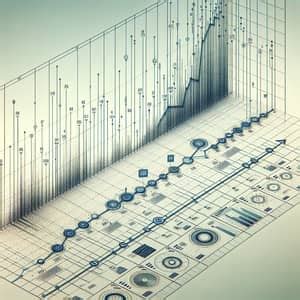 Interactive Timeline Chart With Icons And Color Coded Curved Lines Ai