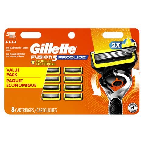 Gillette Fusion5 Proglide Shield Razor Cartridges For Men With Flexball