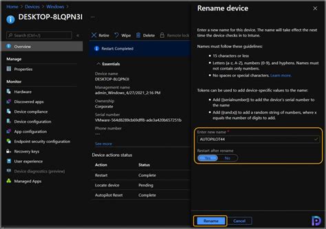 Easy Steps To Rename Device In Intune