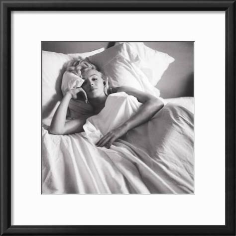 Marilyn Monroe Bed Art At Marilyn Monroe Poster