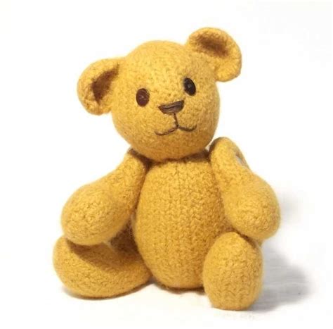 Free Knitting Pattern For Adorable Tiny Teddy Bears