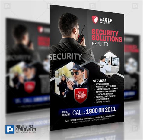 Security Services Flyer Psdpixel