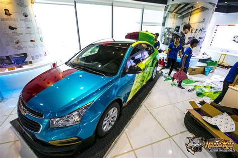 Chevrolet Cruze Full Wrap Gloss Blue Metallic