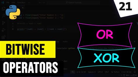 Bitwise Operators Part 2 In Python Programming Or Xor Youtube