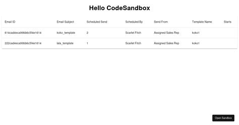 Muibox Examples CodeSandbox