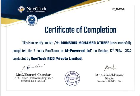 Mohamed Atheef On Linkedin Iot Artificialintelligence Techinnovation Airevolution