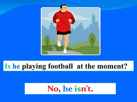 Present Continuous Interrogative Grammar Guides Picture Description