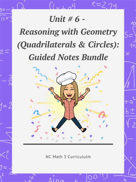 NC Math Unit Reasoning W Geometry Quad Circle Guided