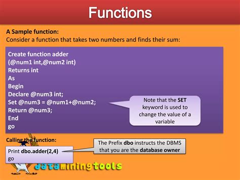 Sql Functions And Procedures Pptx