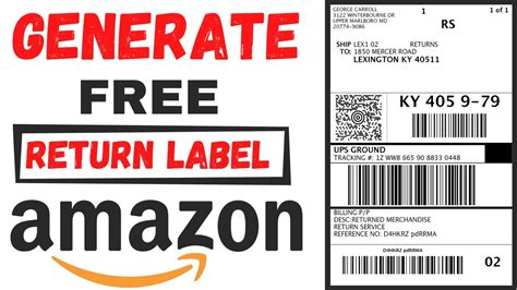 Printable Amazon Return Shipping Labels