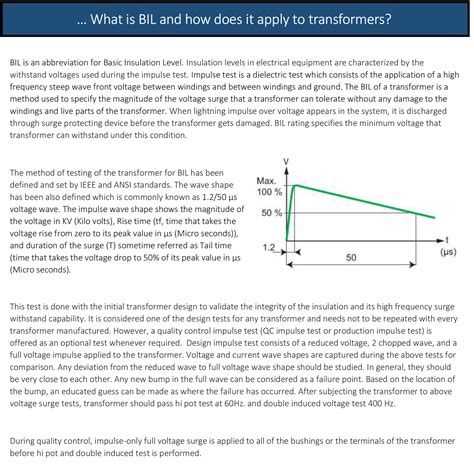 What Is Bil And How Does It Mgm Transformer Company