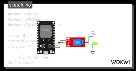 Relay Pak Yul Wokwi Esp32 Stm32 Arduino Simulator
