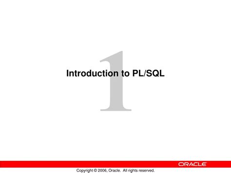 PPT Introduction To PL SQL Benefits Blocks And Programming Environments PowerPoint