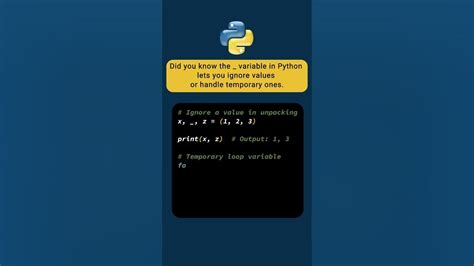 Did You Know About The Variable In Python Learnpython Programming Pythontips Youtube