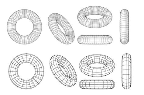 Cylinder Wireframe Vectors And Illustrations For Free Download