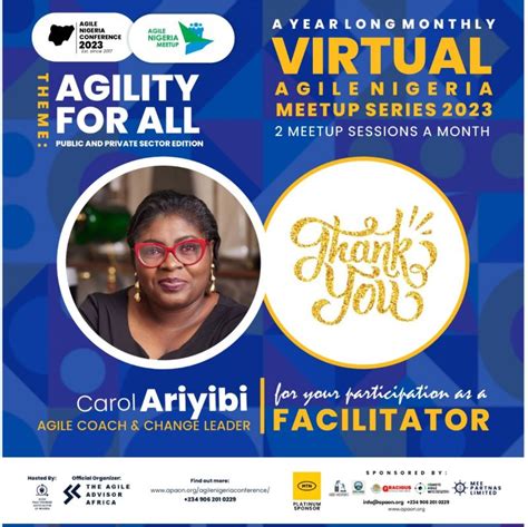 Agilenigeriaconference Agilenigeriameetup Apaon The Agile Advisor