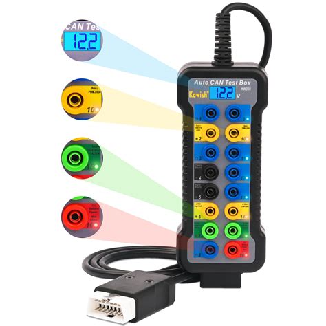 Buy Kawish Obd2 Breakout Box 16 Pin Can Bus Breakout Box Diagnostic Protocol Detector Power