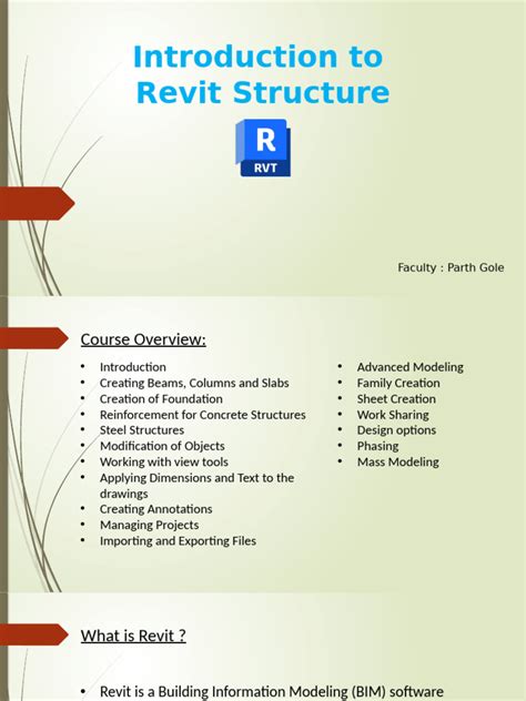 00 Introduction To Revit Structure Old Pdf Autodesk Revit Building Information Modeling