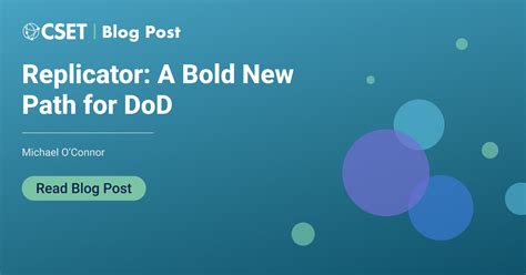 Replicator A Bold New Path For Dod Center For Security And Emerging